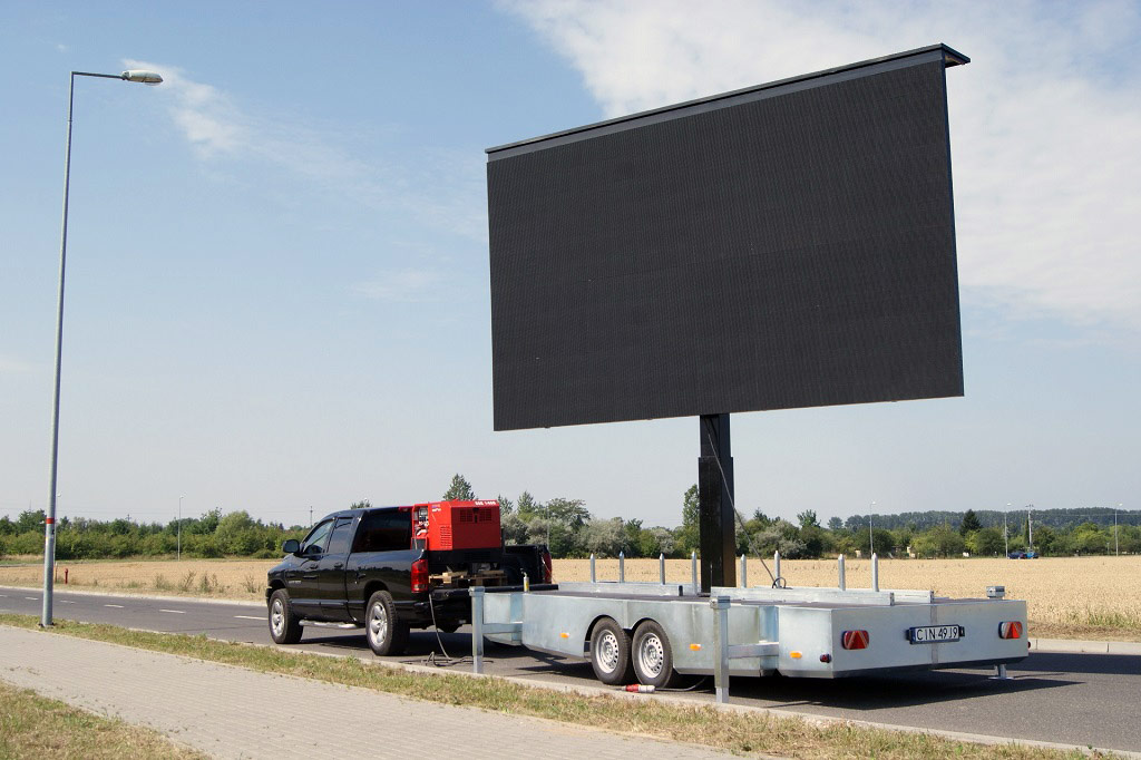 Rent Large Mobile Video Screen Trailer