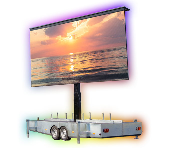 Rent Large Mobile Video Screen Trailer